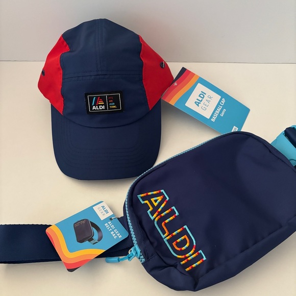 Aldi | Bags | Aldi Gear Baseball Cap And Belt Bag Bundle Navy Blue Nwt ...